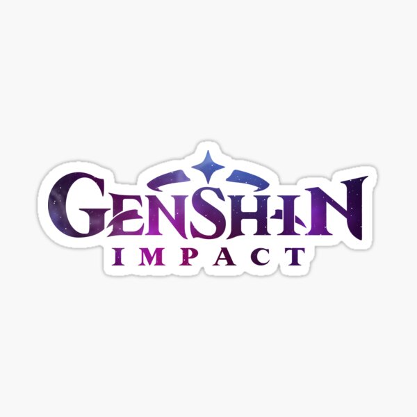 "Genshin Impact logo" Sticker for Sale by damomonkey | Redbubble