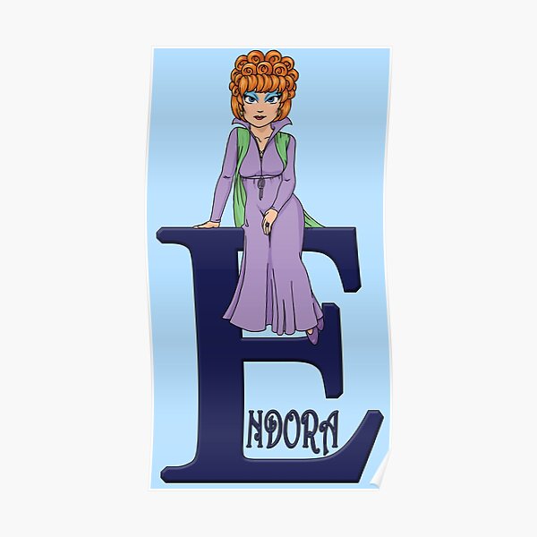 Endora The Witch Poster For Sale By Groovinart Redbubble