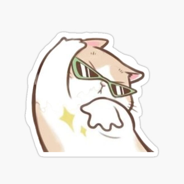 "Cats sticker" Sticker for Sale by MilicaaD | Redbubble