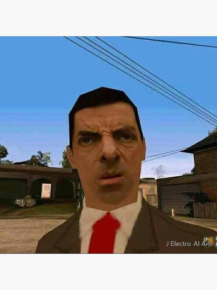 "Mr Bean Meme San Andreas Joke Meme Novelty item Best Seller ...
