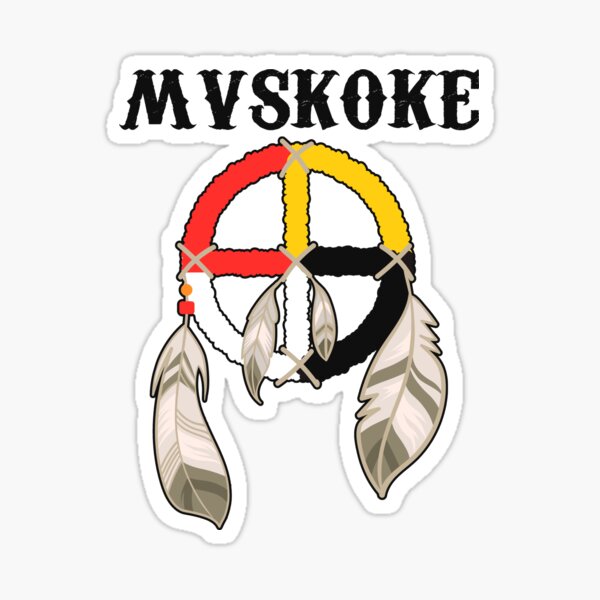 "Mvskoke - Muscogee Creek Medicine Wheel" Sticker for Sale by ...