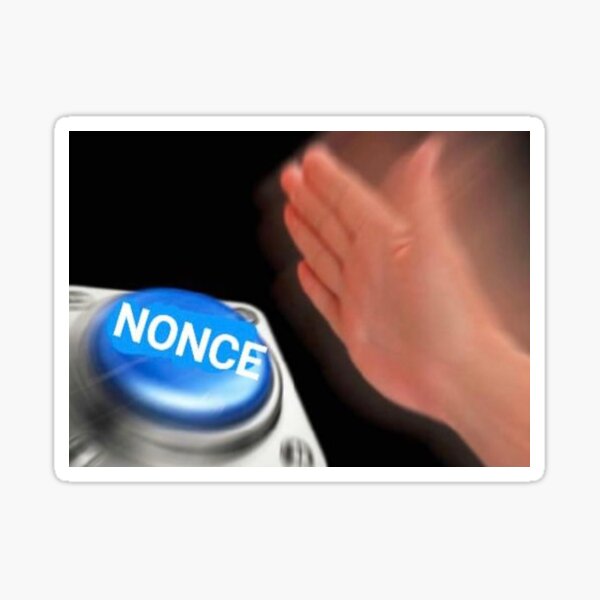 "Nonce Button Meme Joke Joke Meme Novelty item Best SellerJoke Meme ...