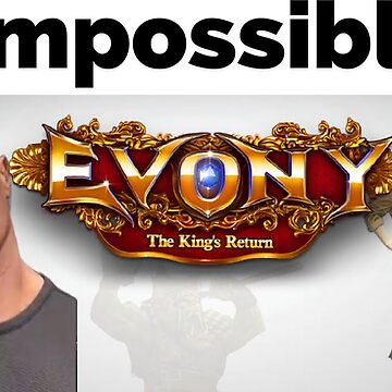 "Evony Meme The King's Return" Sticker for Sale by ZooOfArt | Redbubble