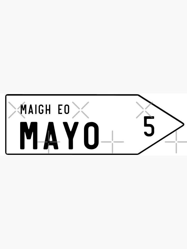 Póster «Signo Mayo | Señal de tráfico Mayo | Viajes | Irlanda ...