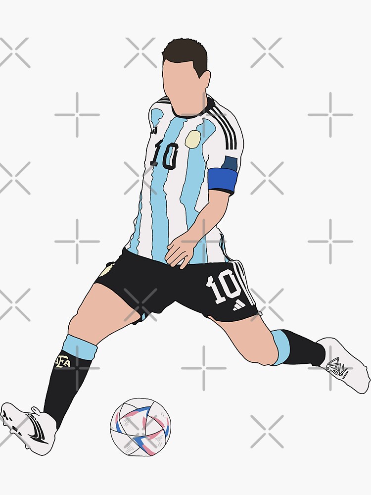 "Lionel Messi" Sticker for Sale by frankiehunt | Redbubble