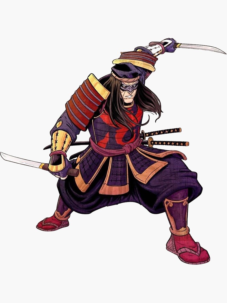 "Dual Blades War Path Ninja" Sticker for Sale by efoze | Redbubble
