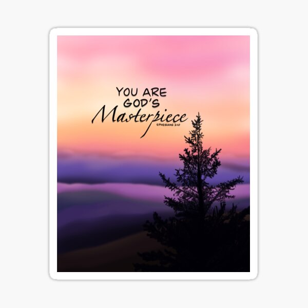 "Masterpiece" Sticker for Sale by Sonagiart | Redbubble