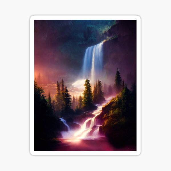 "Glory of Evening" Sticker for Sale by Hypnofantasy | Redbubble