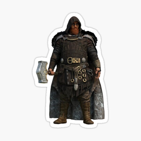 "Thor in God Of War Ragnarok " Sticker for Sale by berniertheodora ...