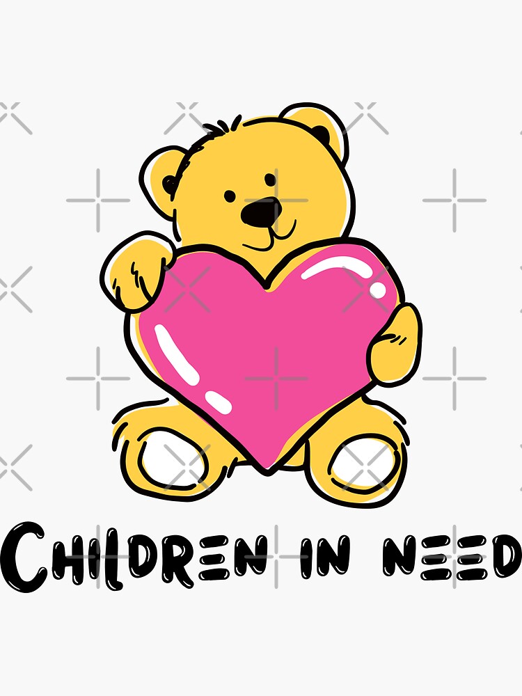 "Pudsey Asda - Children in need" Sticker for Sale by MetaVecArt | Redbubble