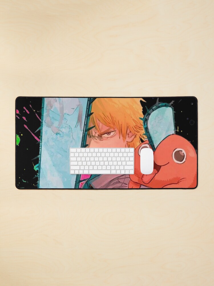 "denji and pochita, chainsawman" Mouse Padundefined by Ricon-Otaku ...