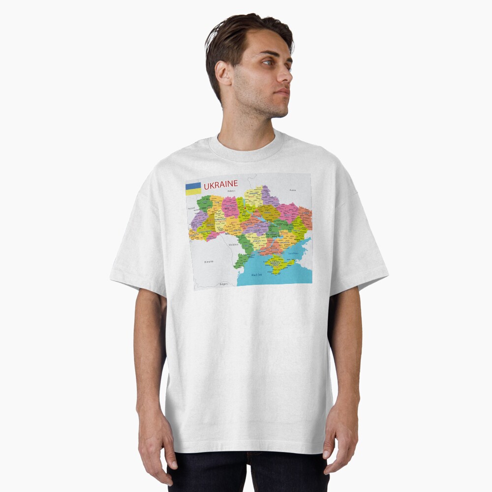 "Administrative map of Ukraine" Sticker for Sale by alijun | Redbubble