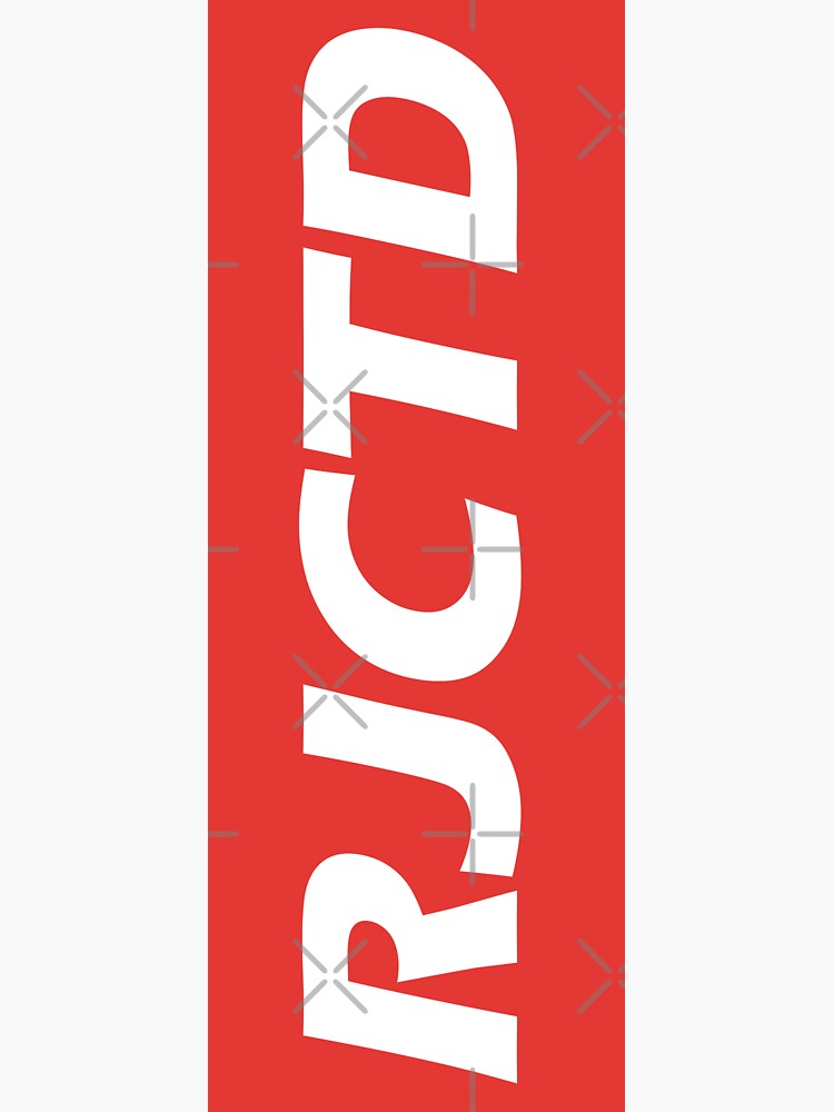 "Rejected Logo Vertical" Sticker for Sale by MrFunGuy | Redbubble