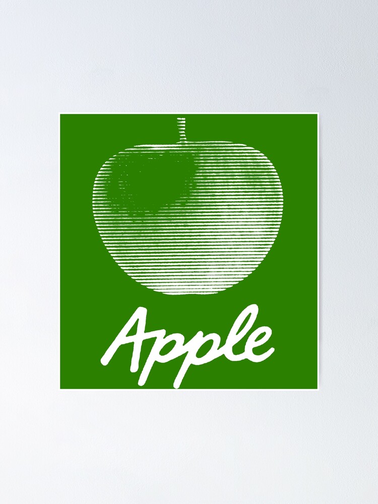 "Apple Records white label linear logo" Poster for Sale by ear-candy ...