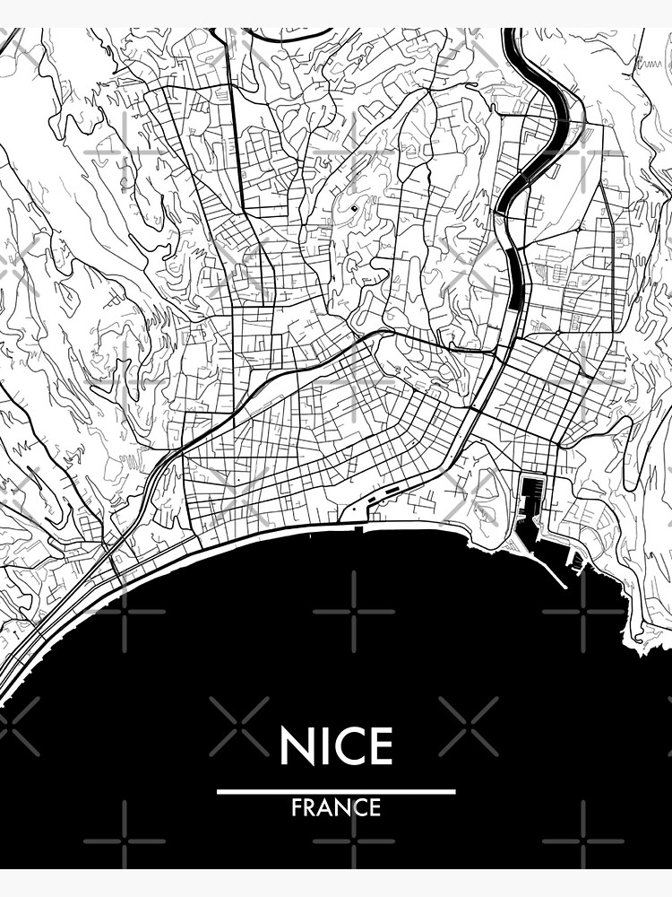 "NICE MINIMAL MAP" Sticker for Sale by Kinzughi | Redbubble