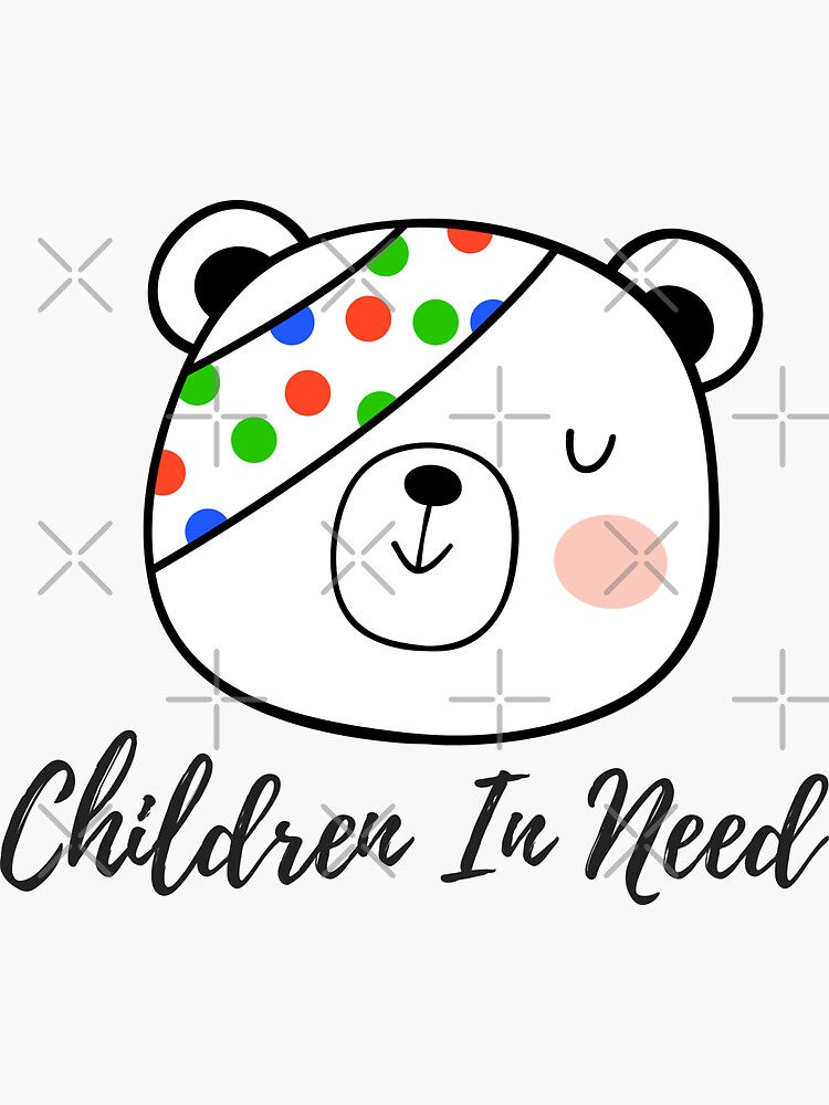 "Pudsey Asda - Children in need" Sticker for Sale by MetaVecArt | Redbubble