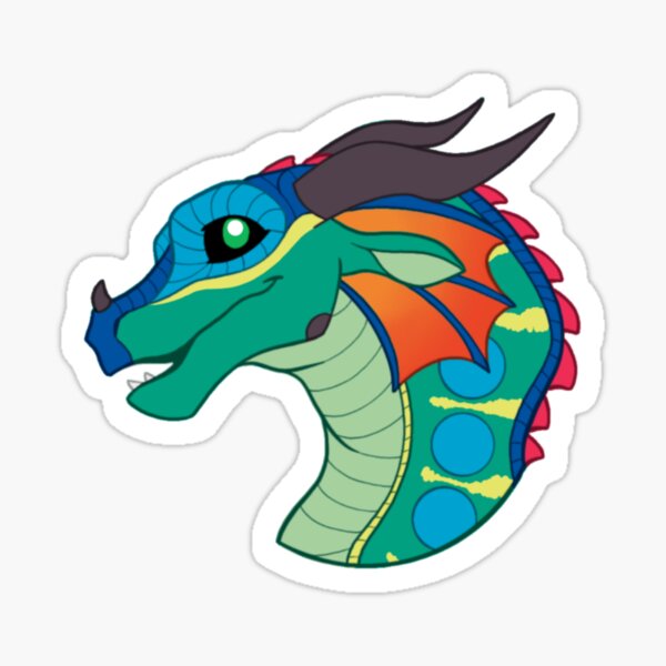 "WOF: Glory the Rainwing" Sticker for Sale by skylar-oneil | Redbubble
