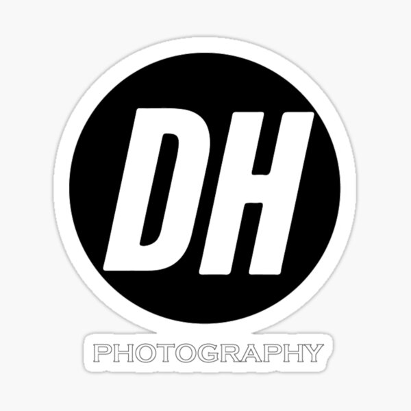 "DH Photography Logo" Sticker for Sale by livs-sunflower | Redbubble