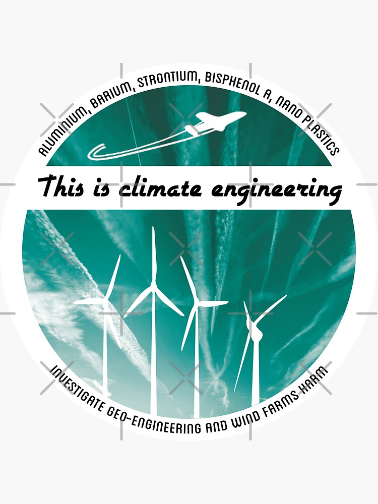 "THIS IS CLIMATE ENGINEERING" Sticker for Sale by axelle1410 | Redbubble