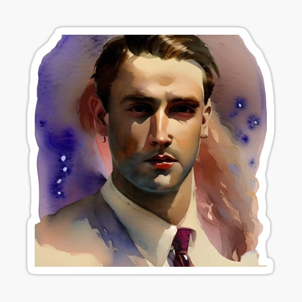 "Original vintage male portrait, Custom masculine male portrait ...