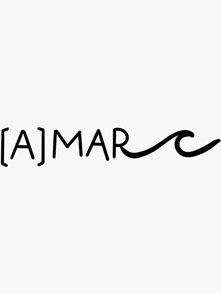 "Amar quote " Sticker for Sale by itsniniii | Redbubble