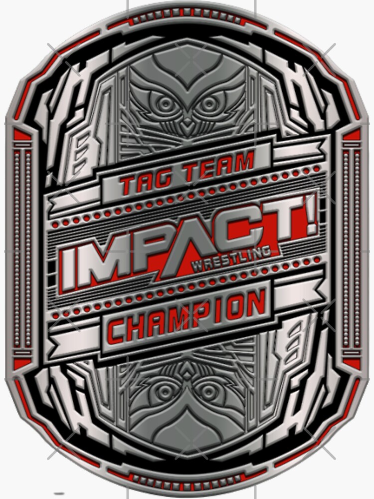 "Tag Team Wrestling Championship Belt" Sticker for Sale by Saint ...
