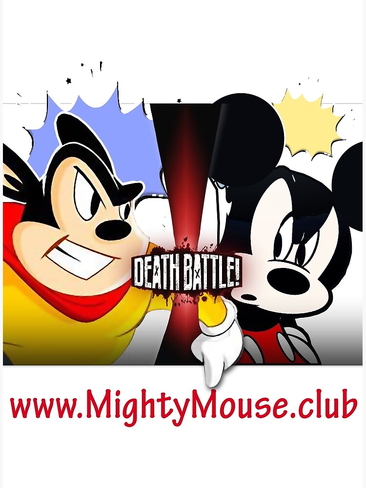 "Mouse Death Battle (MDB-2022-12)" Poster for Sale by Regal-Music ...