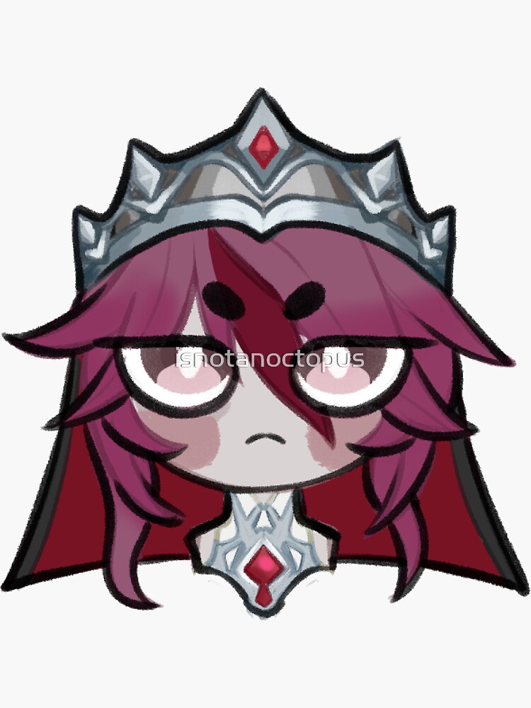 "Rosaria Genshin Chibi" Sticker for Sale by isnotanoctopus | Redbubble