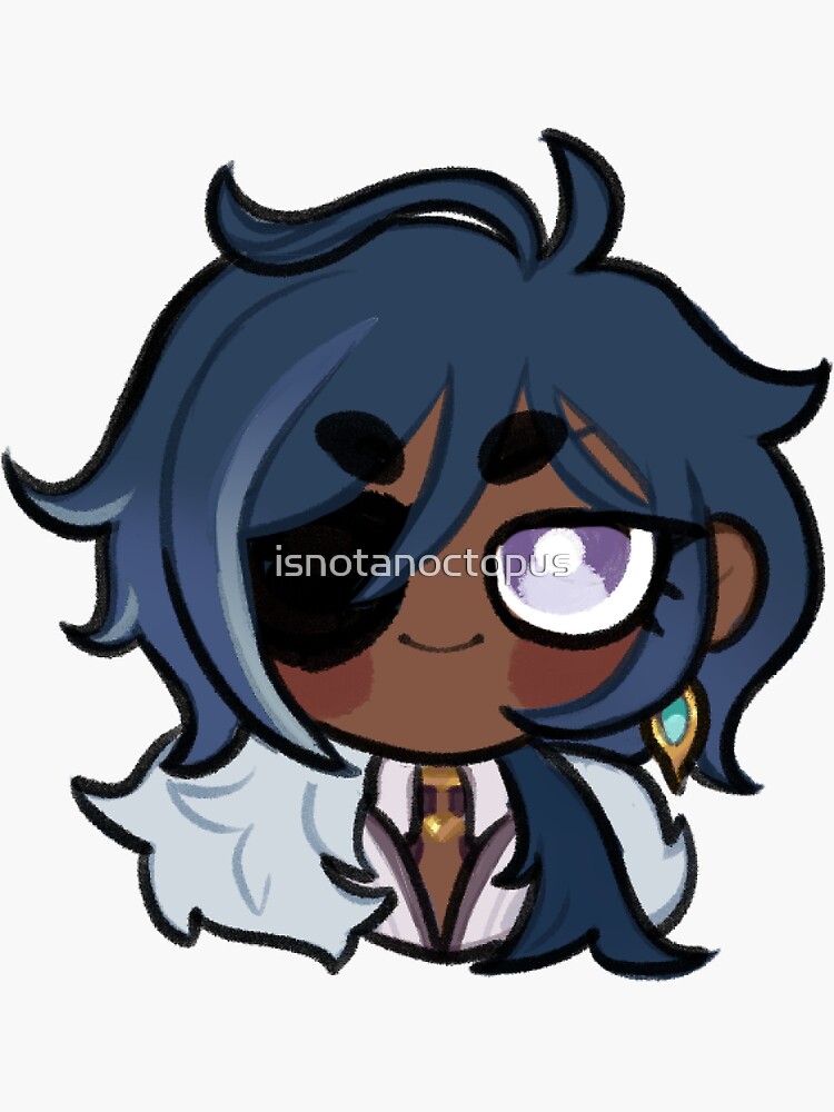 "Kaeya Genshin Chibi" Sticker for Sale by isnotanoctopus | Redbubble