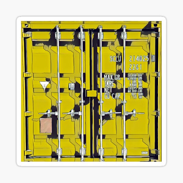 Shipping Container Stickers | Redbubble