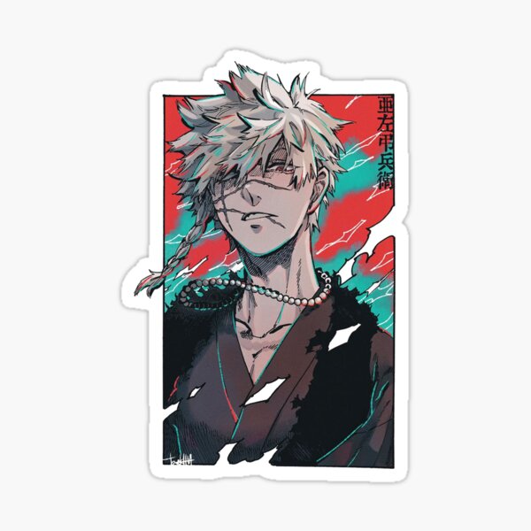 "Hell's Paradise Aza Chobe" Sticker for Sale by TATAKAEE | Redbubble