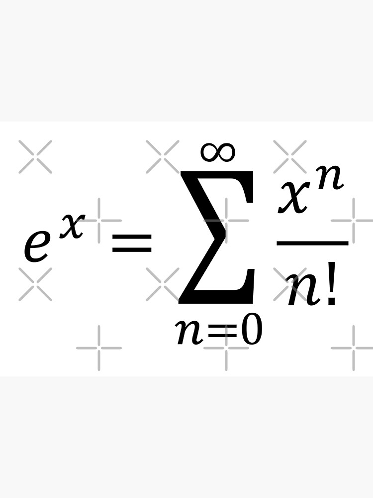 "Exponential Definition Using Series - Calculus And Math" Poster for ...