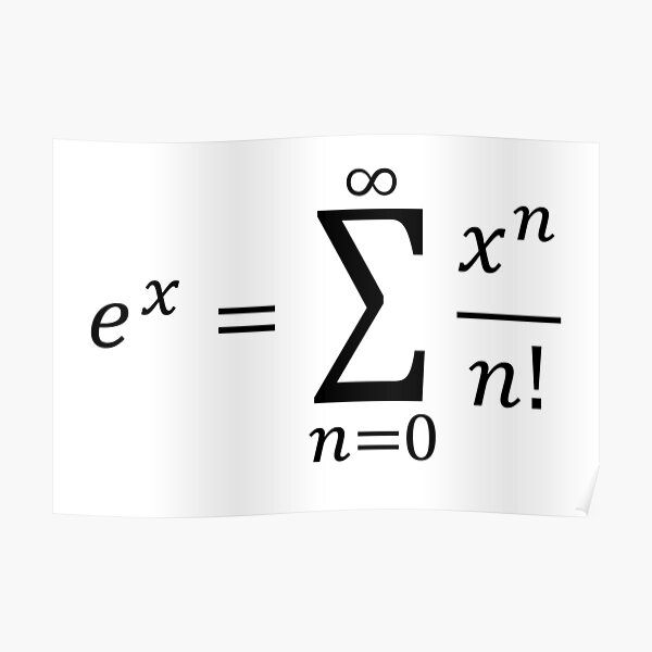 "Exponential Definition Using Series - Calculus And Math" Poster for ...