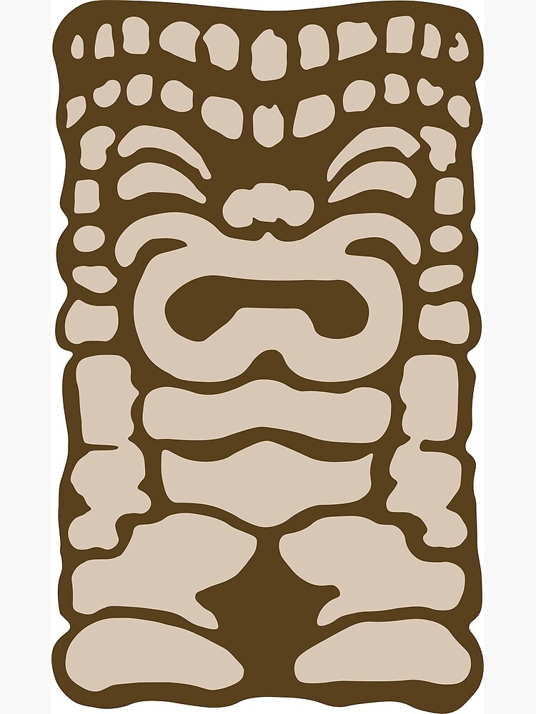 "Brady Bunch Cursed Tiki" Poster for Sale by MikelPikel | Redbubble