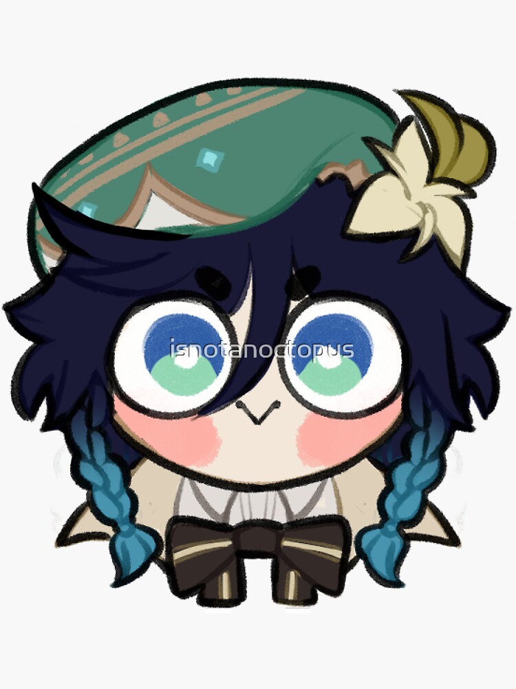 "Venti Genshin Chibi" Sticker for Sale by isnotanoctopus | Redbubble