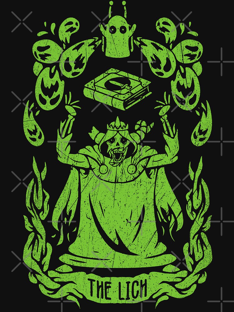 "adventure time the lich king, the lich tarot card" T-shirt for Sale by ...