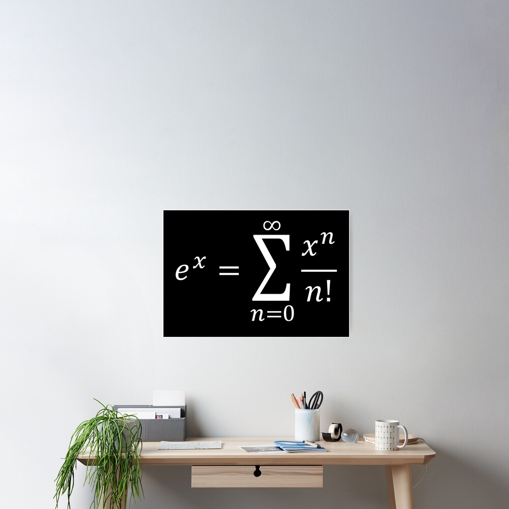 "Exponential Definition Using Series - Calculus And Math" Poster for ...