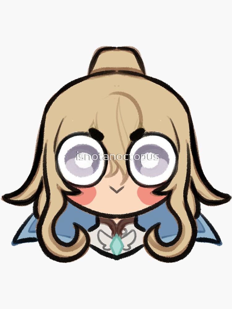 "Jean Genshin Chibi" Sticker for Sale by isnotanoctopus | Redbubble