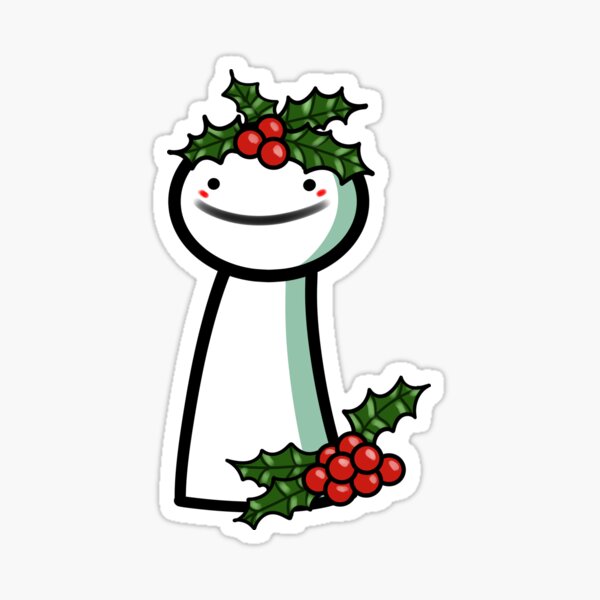 "Dream blob with holly" Sticker for Sale by Vixydraws | Redbubble