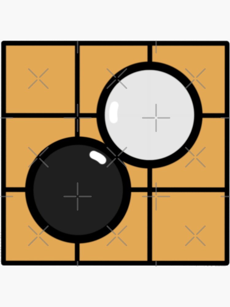 "Go Board Game Baduk" Sticker for Sale by radiantdark | Redbubble