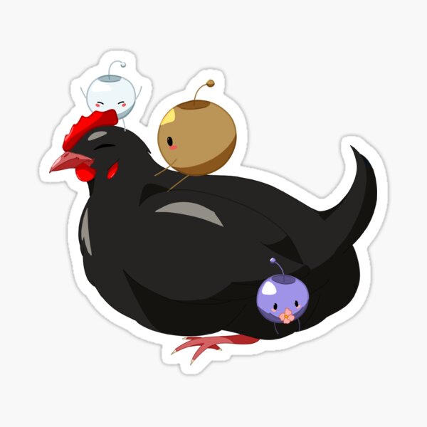 "Void Chicken with Junimos - Stardew Valley" Sticker for Sale by ...