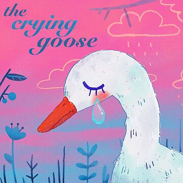 "The Crying Goose" Sticker for Sale by doodledate | Redbubble