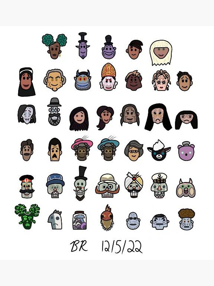 "Wendell & Wild Headshots" Sticker for Sale by SuperYoshiFan02 | Redbubble