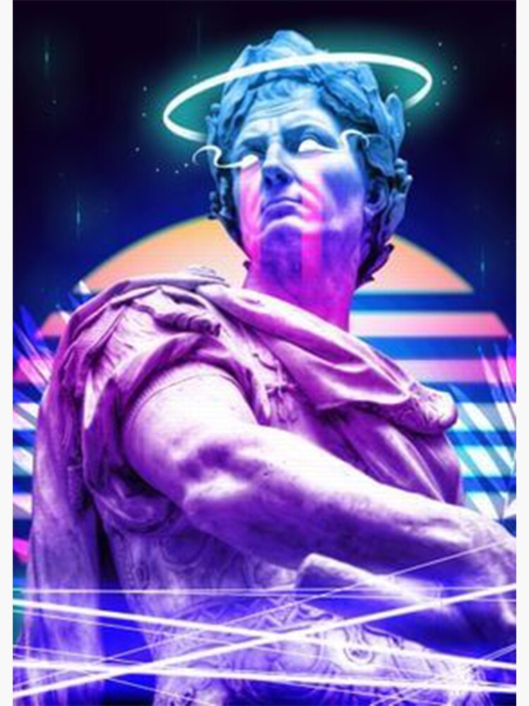 "Greek Synthwave Retro Statue" Sticker for Sale by gothichousee | Redbubble