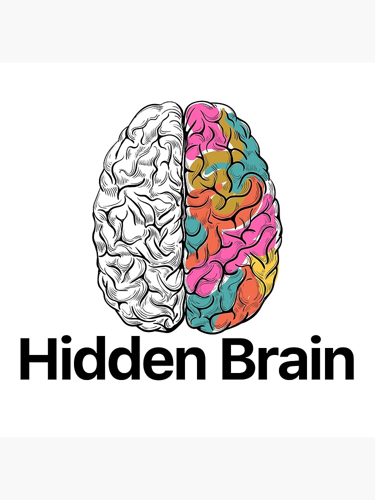 "Hidden Brain" Poster for Sale by nextneveldesign | Redbubble