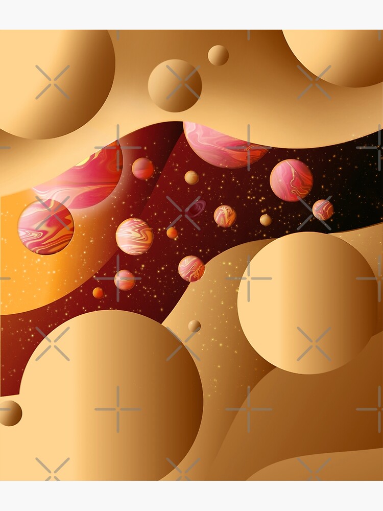 "Floating bubbles space multiverse rift" Poster for Sale by TipTopTapo ...