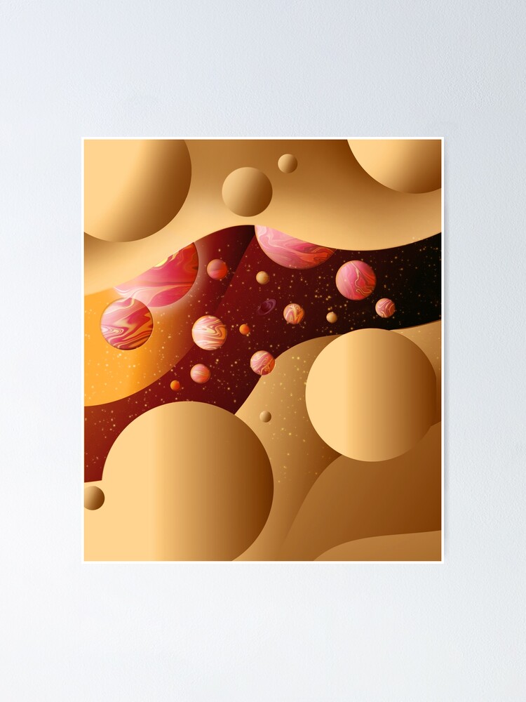"Floating bubbles space multiverse rift" Poster for Sale by TipTopTapo ...