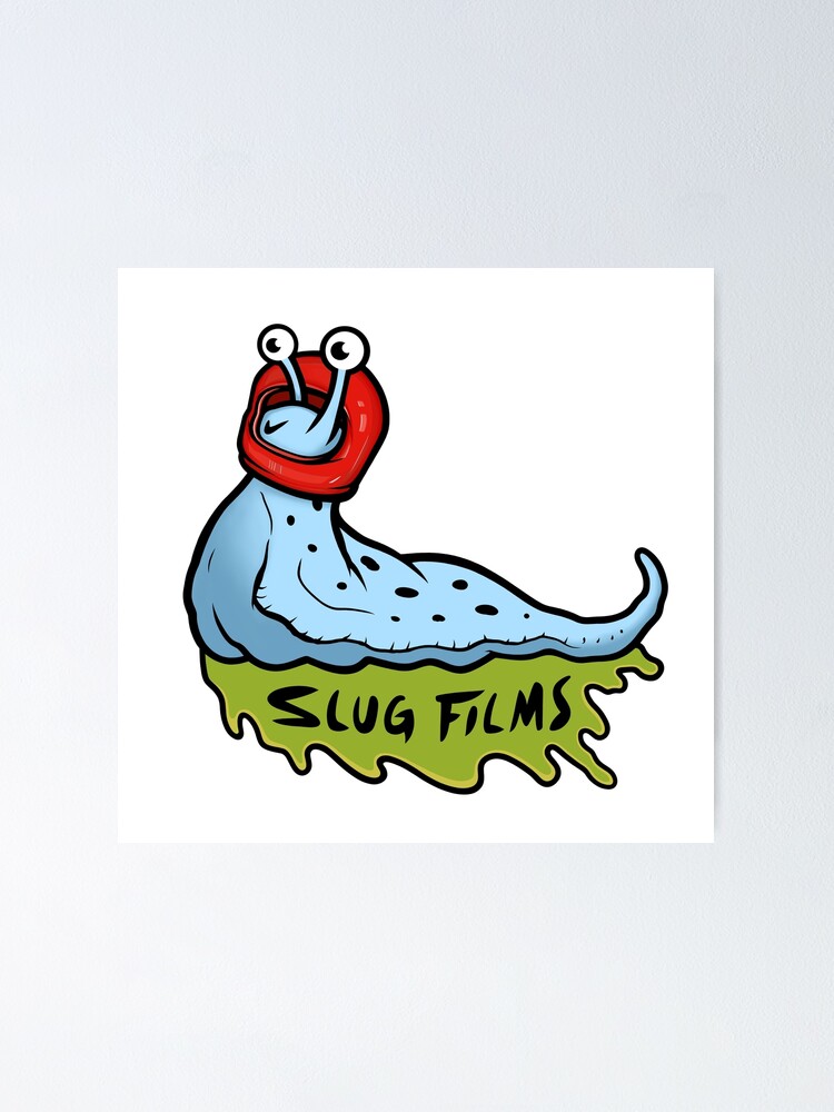 "SLUG FILMS Space Logo" Poster for Sale by Slug-Films-Shop | Redbubble