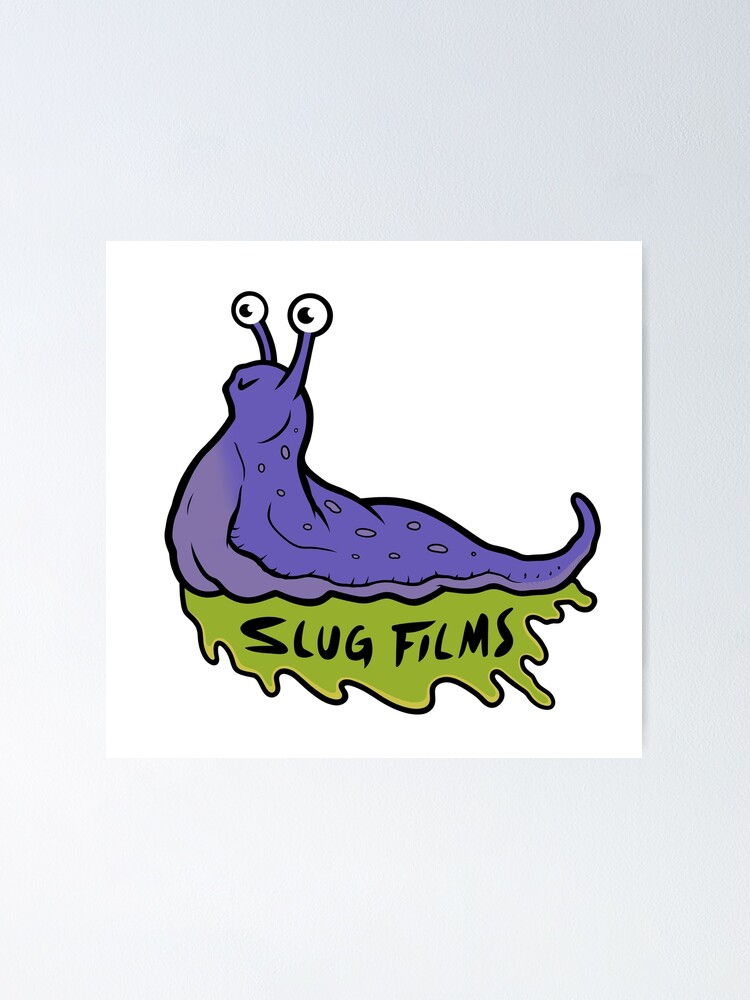"SLUG FILMS Purple Logo" Poster for Sale by Slug-Films-Shop | Redbubble