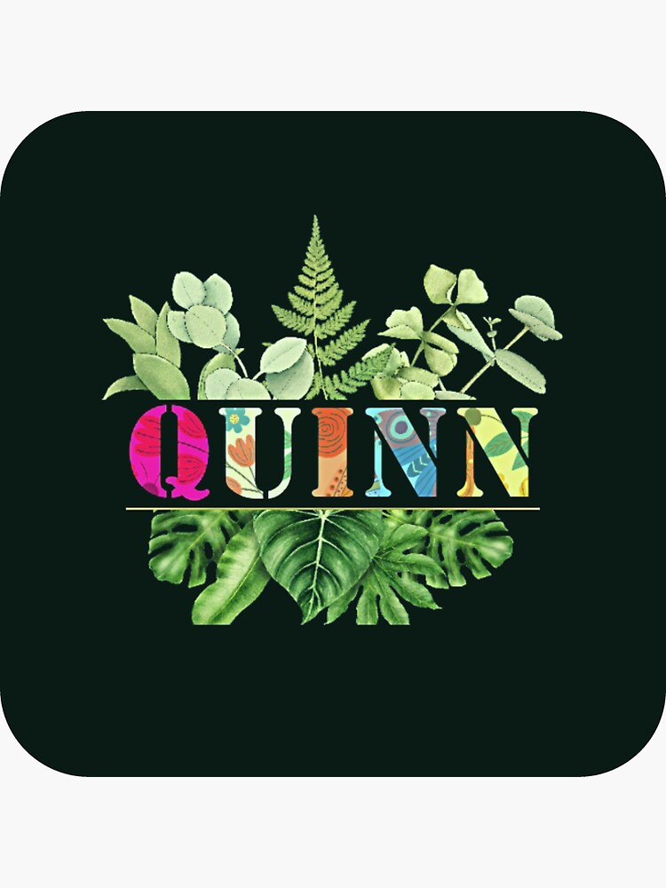 "Quinn Name" Sticker for Sale by Girl-Names-101 | Redbubble